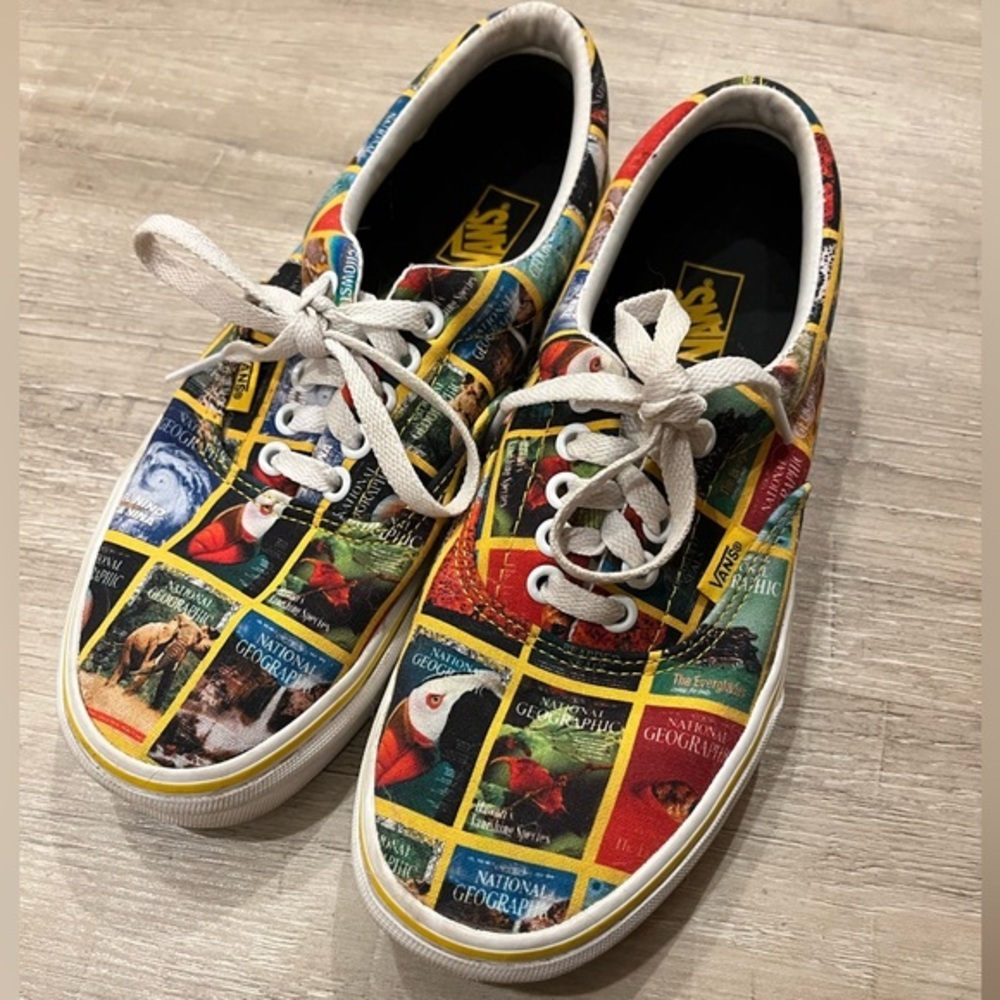 Vans National Geographic Magazine Cover Sneakers Shoe… - Gem